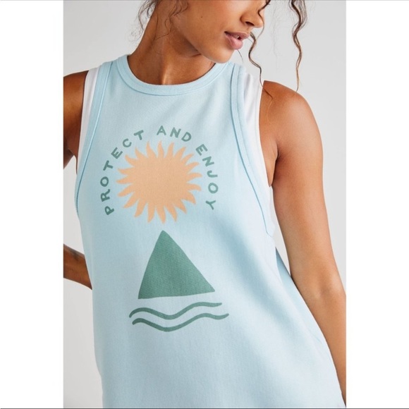 Free People | Tops | Free People Fp Movement X Surfrider Inhale Tank ...